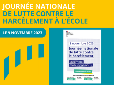 JOURNÉE NATIONALE DE LUTTE CONTRE LE HARCÈLEMENT À L'ÉCOLE | Marinéo